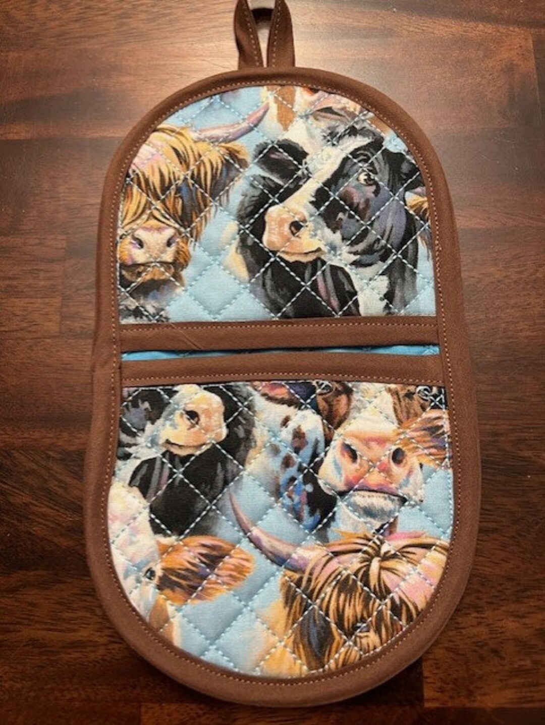 Highland Cow Finger Oven Mitt, Trivet, Hot Pad, Oven Mitt, Gift - Etsy