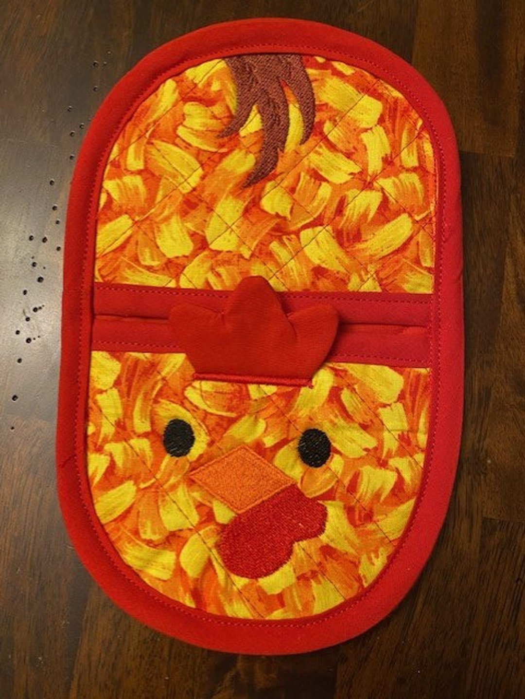 Rooster Finger Oven Mitt, Trivet, Hot Pad, Oven Mitt, Gift - Etsy
