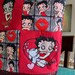 Embroidered Quilt Betty Boop Theme Tote, Shoulder, Grocery Bag - Etsy