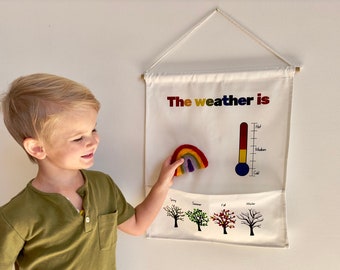 Felt Calendar and Weather Board - Etsy