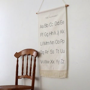 ABC Poster - Alphabet Tapestry Back to School Homeschool Decor - Etsy