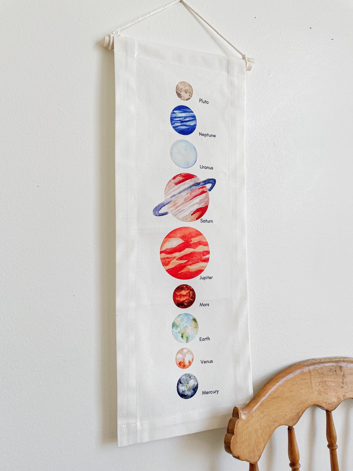 Solar System Poster Chart Planet Chart - Etsy