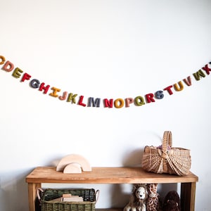 Alphabet Garland Felt | ABC Garland | Kids Christmas Present - Etsy