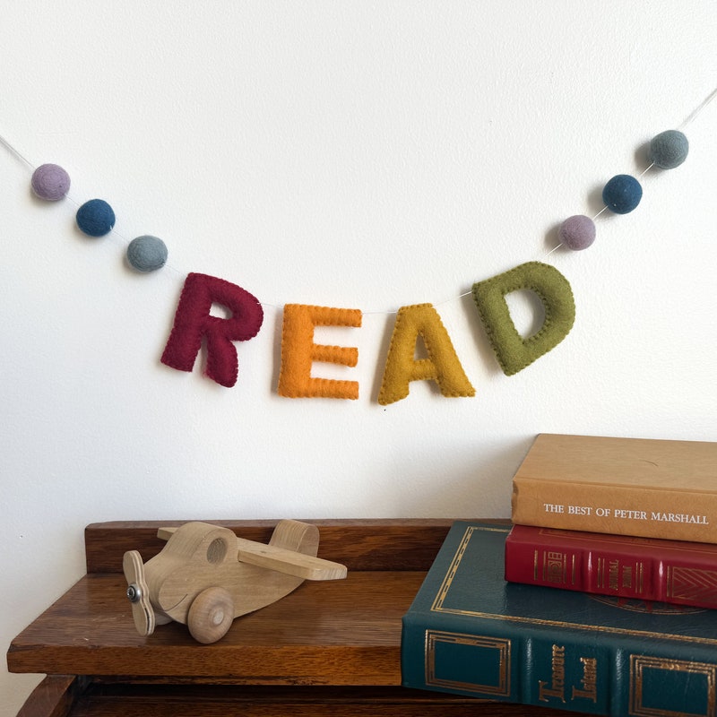 Lets Read Sign - Etsy