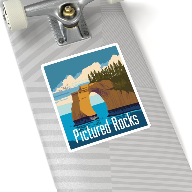 Pictured Rocks Sticker - Etsy