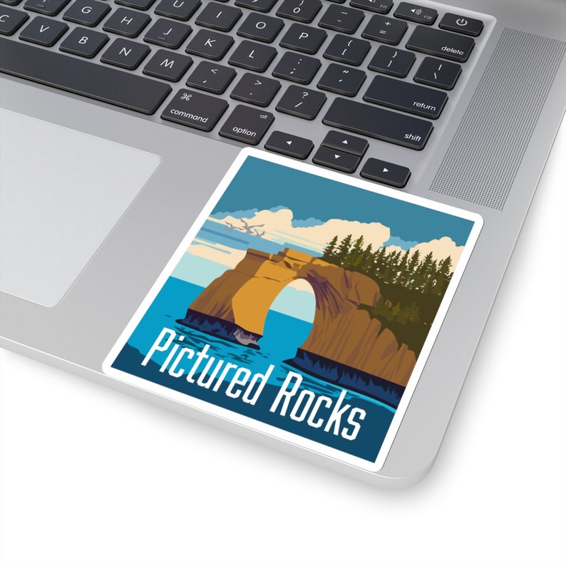 Pictured Rocks Sticker - Etsy