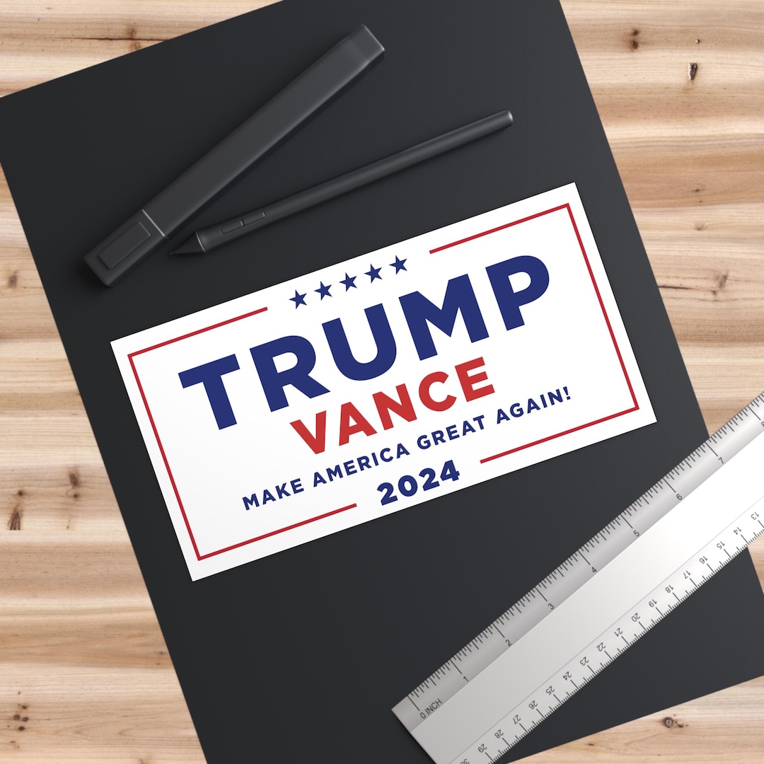 Trump Vance 2024 Bumper Sticker - Etsy