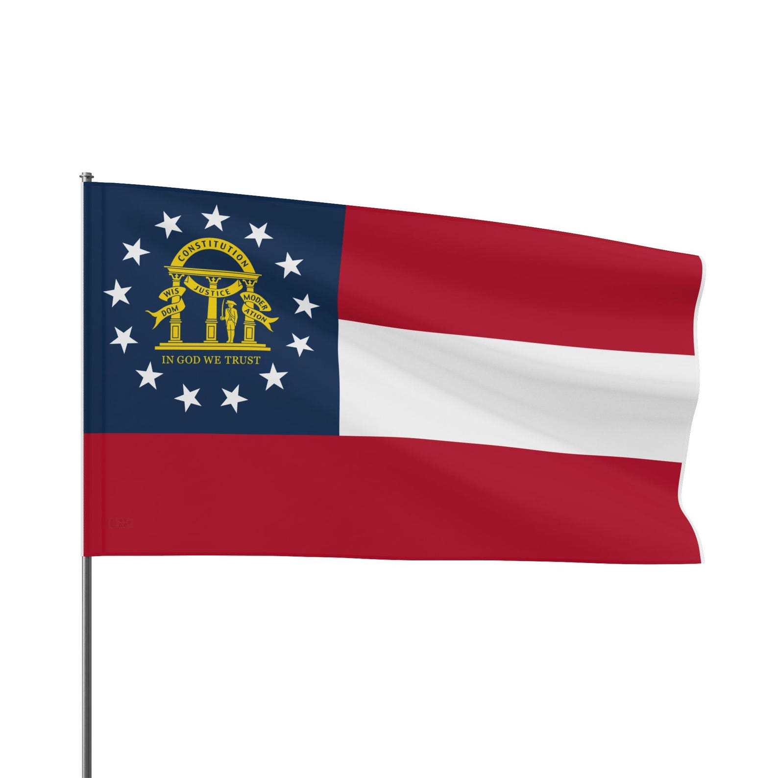 Georgia State Flag - Etsy