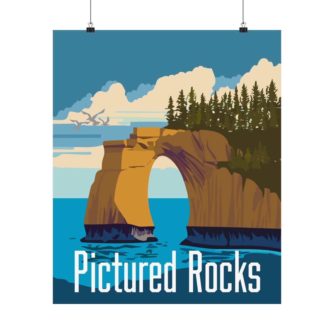 Pictured Rockers Poster - Etsy