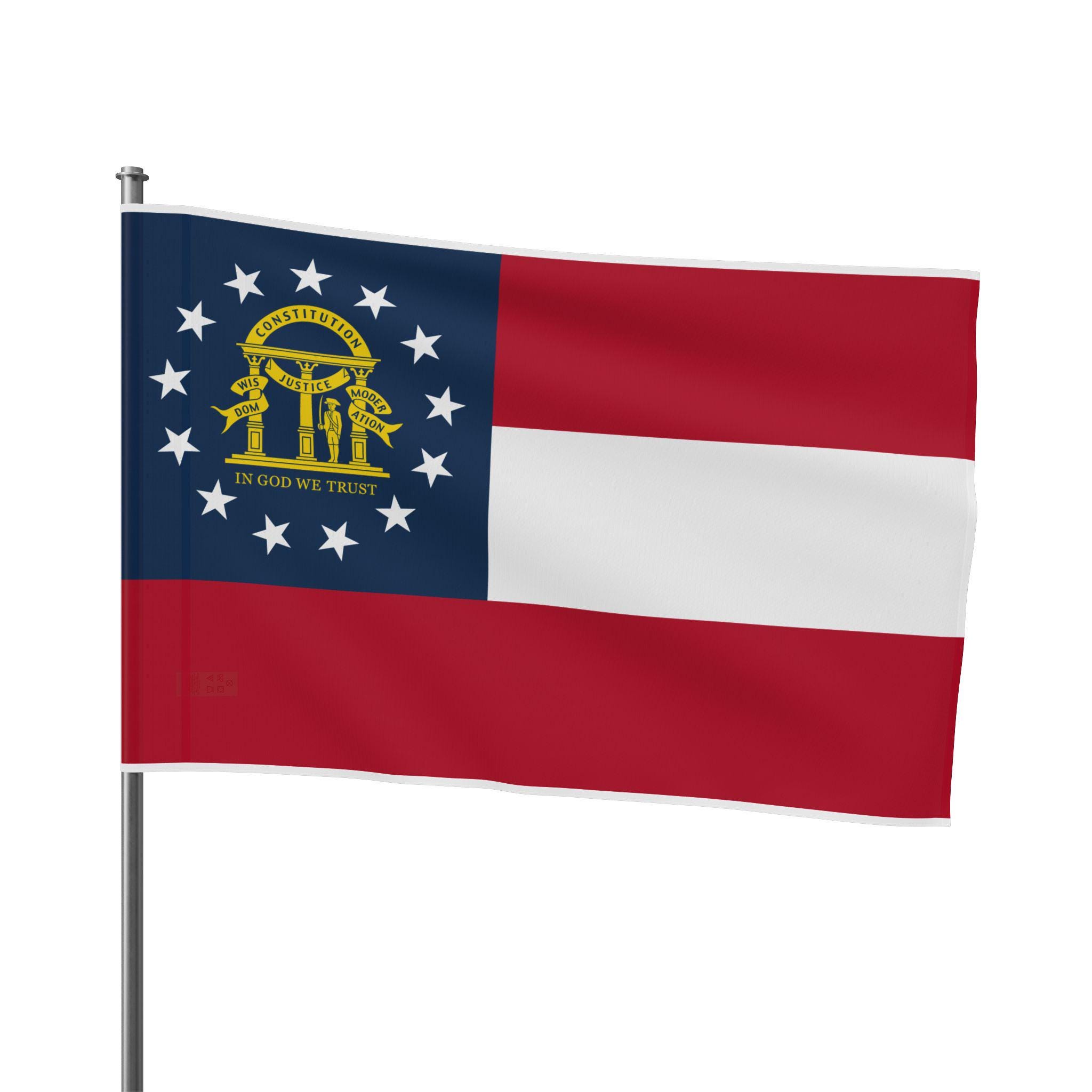 Georgia State Flag - Etsy