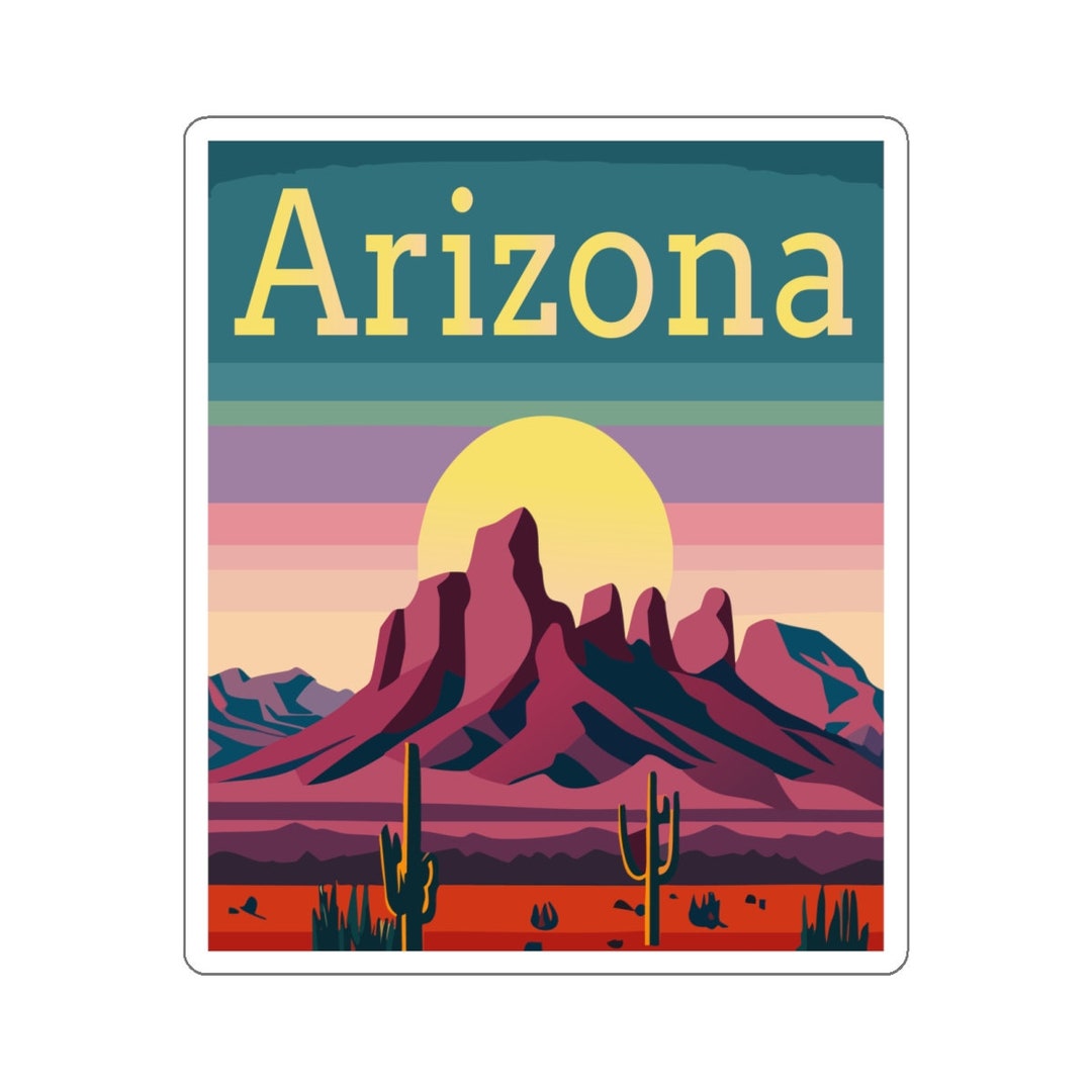 Arizona Sticker - Etsy