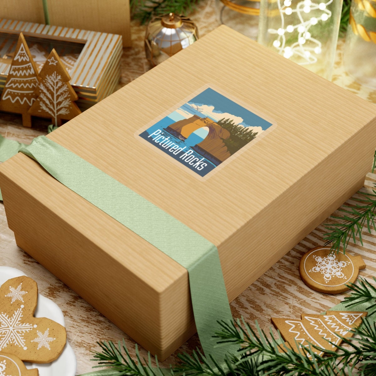 Pictured Rocks Sticker - Etsy