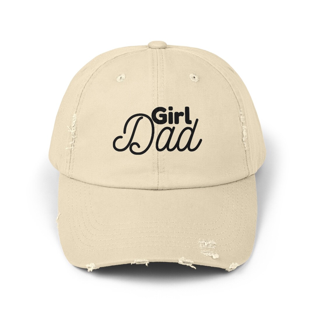 Girl Dad Distressed Cap - Etsy