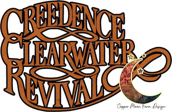Creedence Clearwater Revival PNG File for Sublimation - Etsy