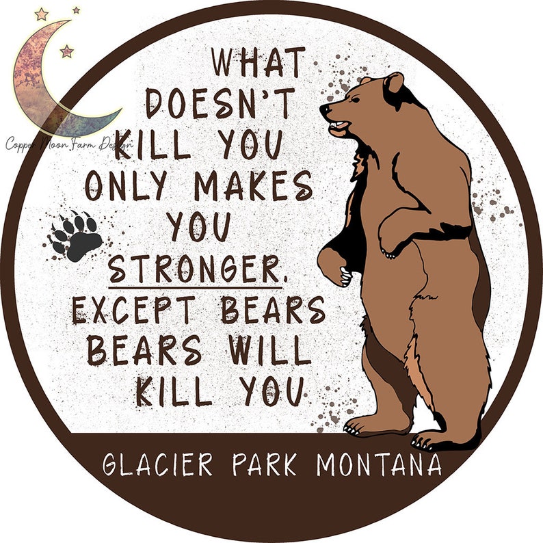 Bears Will Kill You PNG File for Sublimation - Etsy