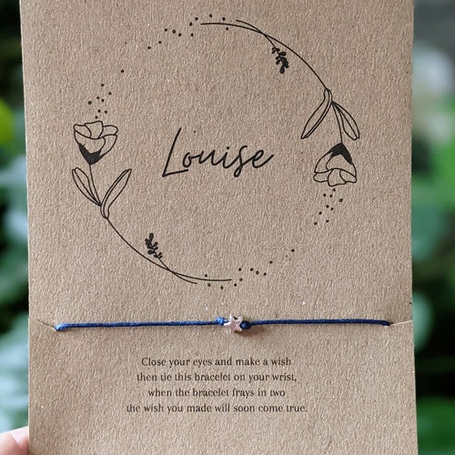 Sending A Hug Wish Bracelet Friendship Bracelet Lockdown Etsy