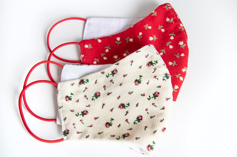 Cute Cat Face Mask 100% Cotton Reversible Fashionable Mask - Etsy