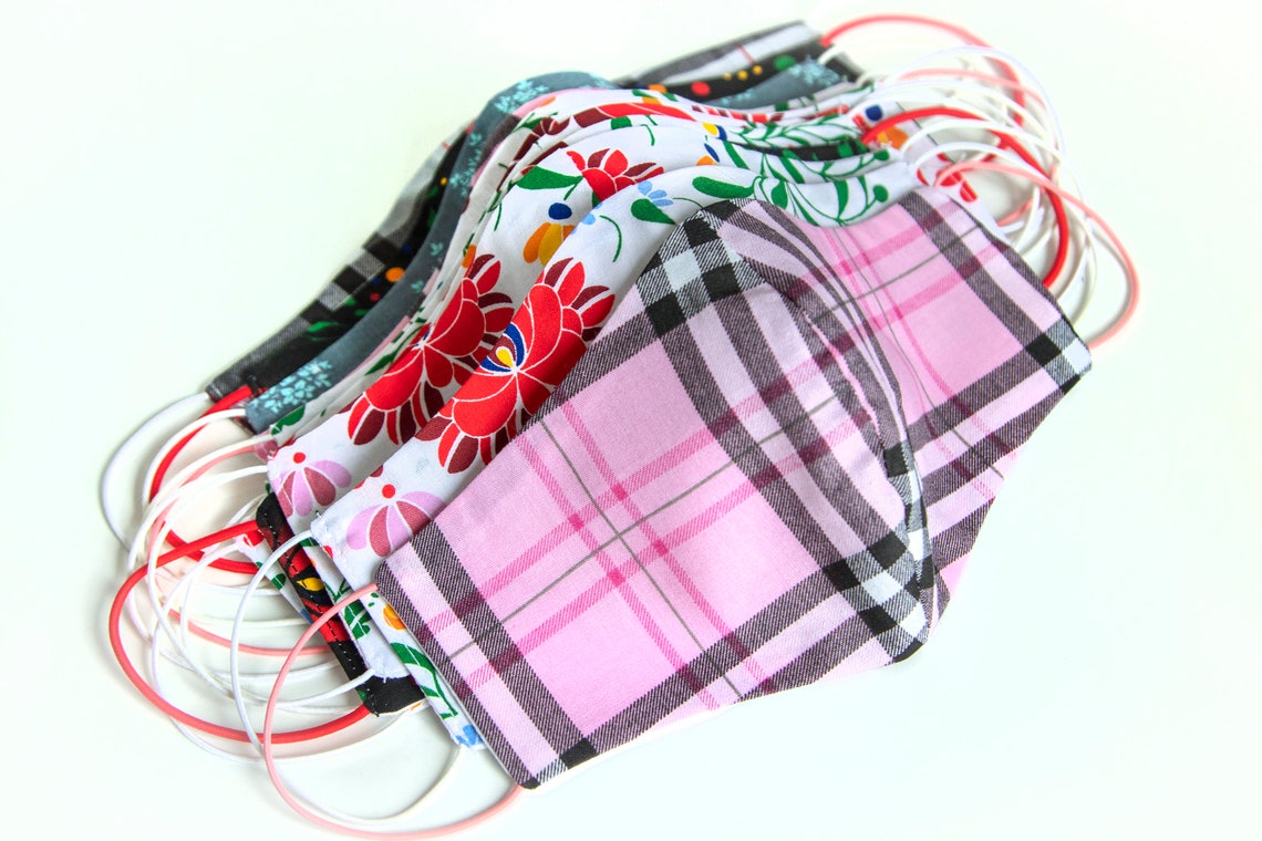 Daisy Flower Face Mask, Fun Pattern Mask, Stretchable Earloops ...