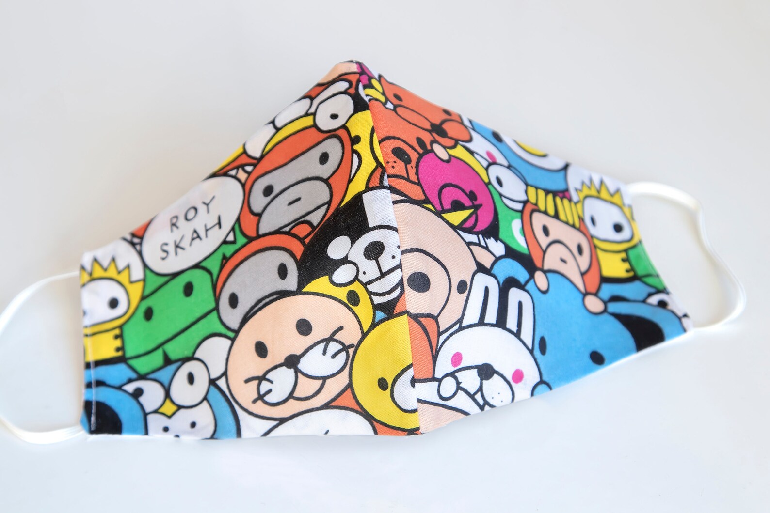 Cute Animals Face Mask, Funny Animals, 100% Cotton, Reusable ...