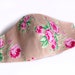 Romantic Roses Face Mask,pink Pattern Mask, Stretchable Earloops ...