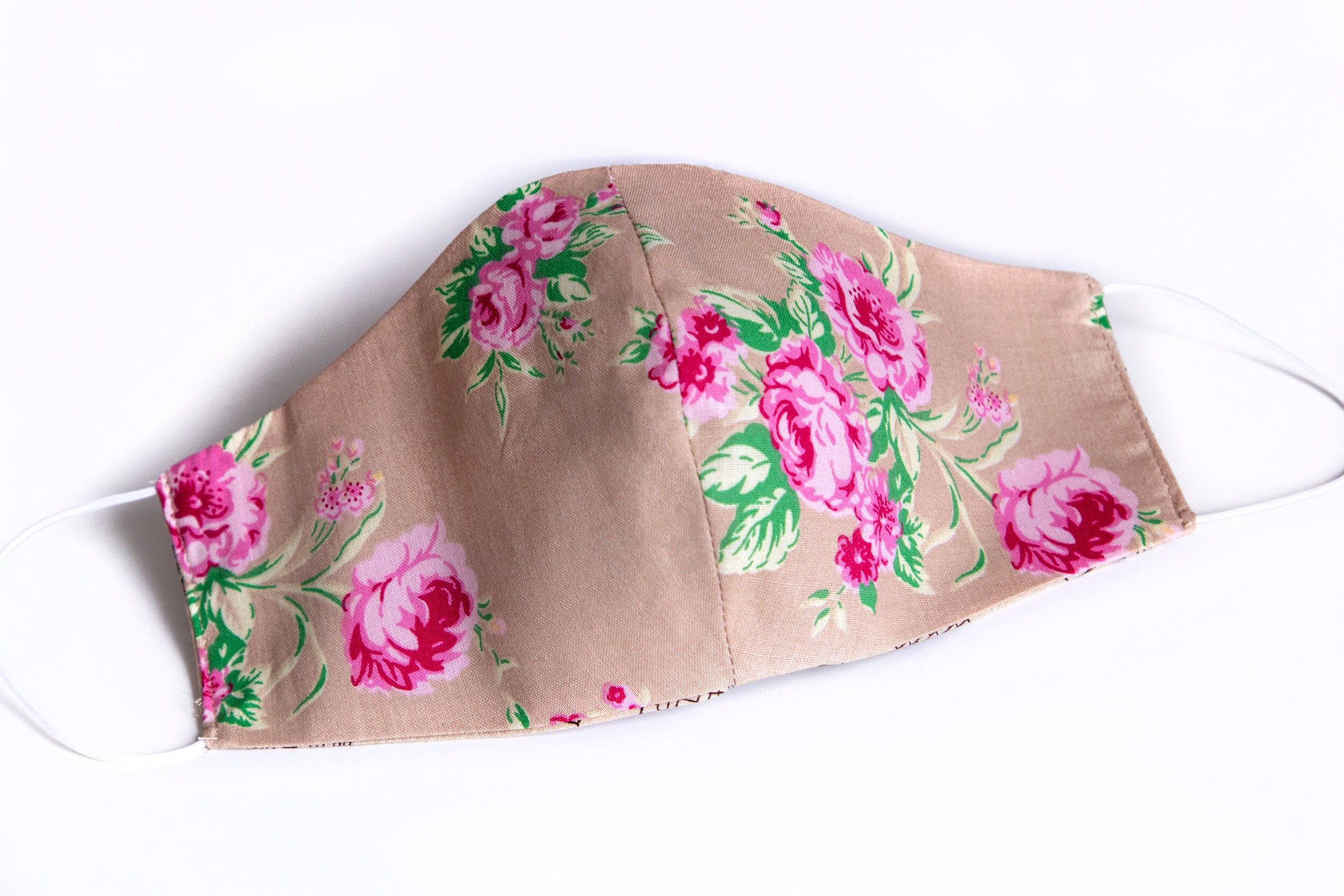 Romantic Roses Face Mask,pink Pattern Mask, Stretchable Earloops ...