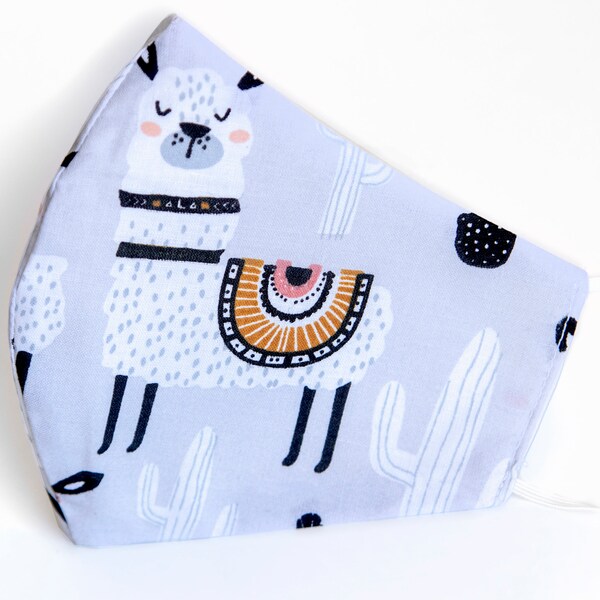 Llama Face Mask - Etsy