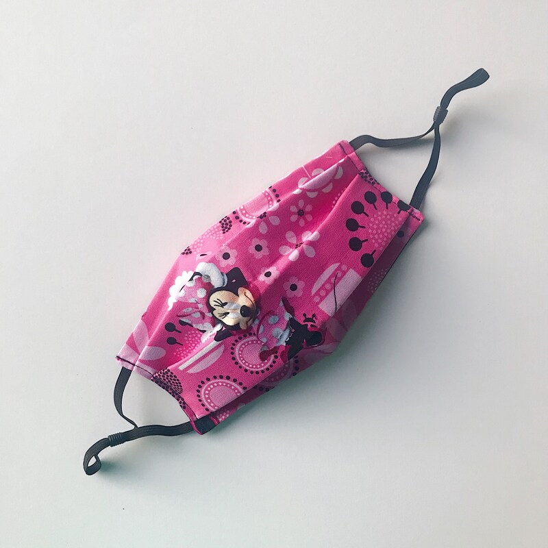 Minnie Mouse Face Mask - Etsy