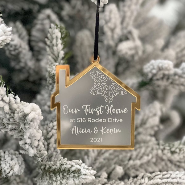 First Christmas at New Home Ornament - Etsy