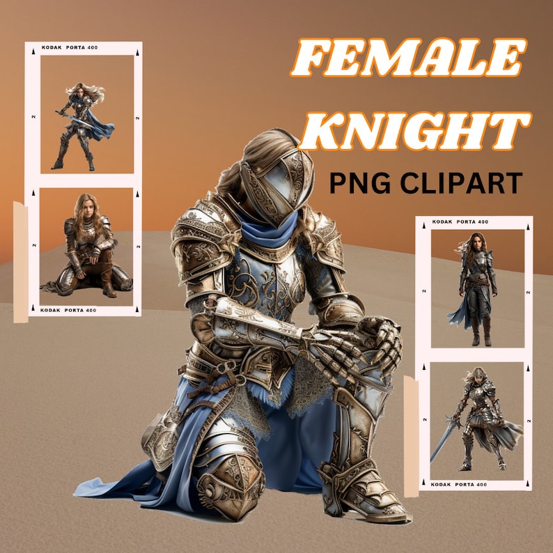 Female Knight Png Clipart,medieval Warrior Png, Female Knight Armor ...