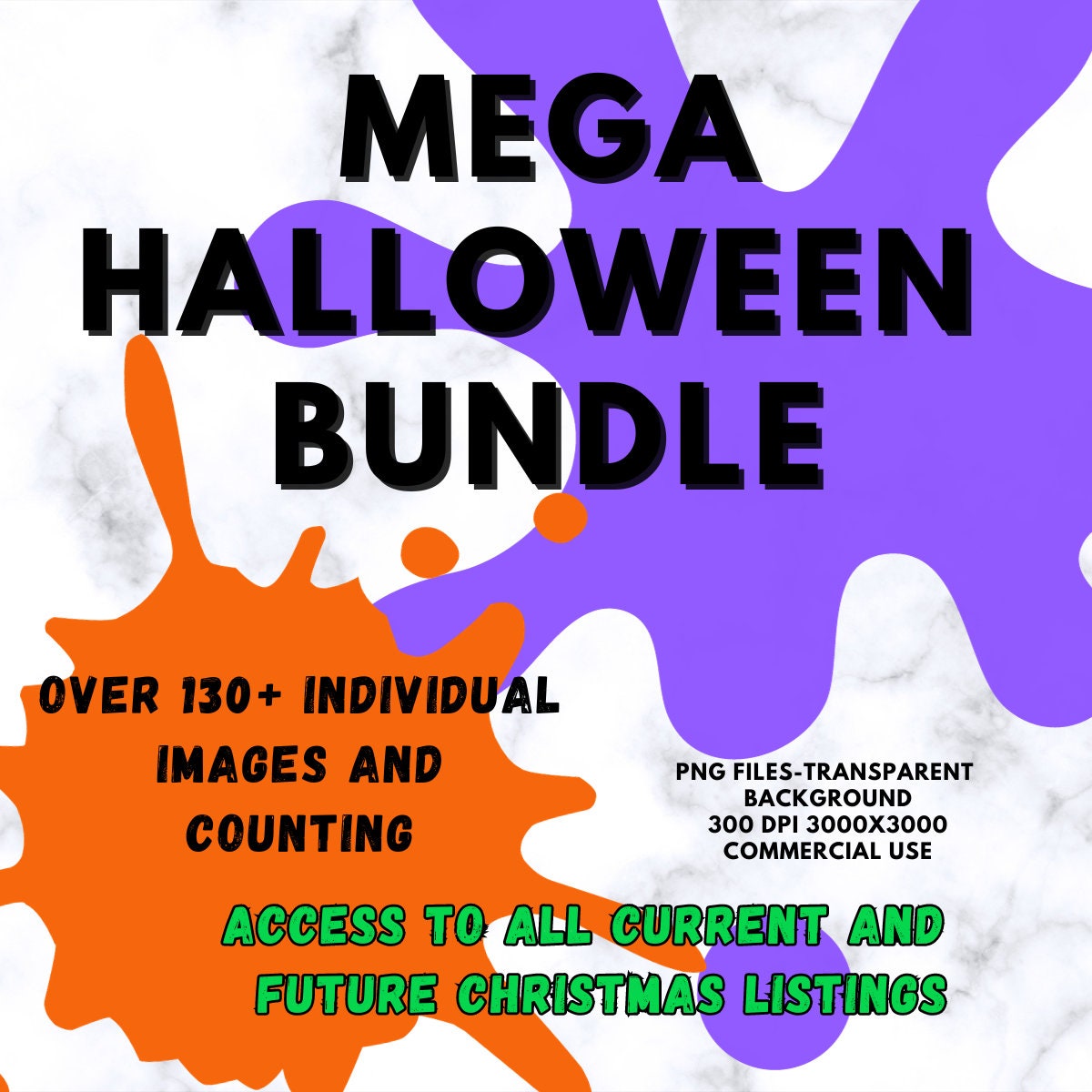 Spooky Halloween Ghost Clipart PNG Clipart Set,png Digital Bundles ...