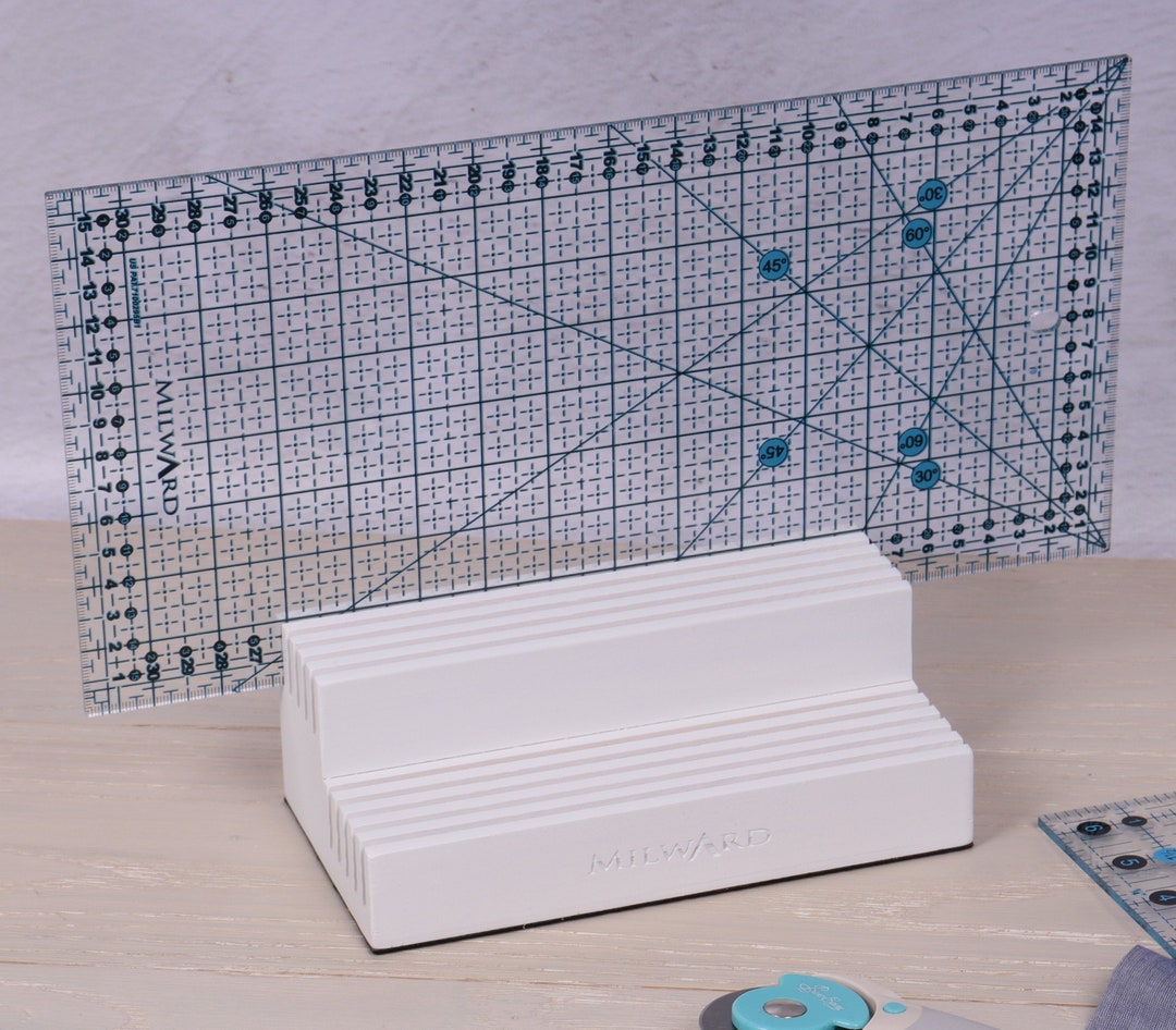 RULER RACK WHITE by Milward. 10 Ruler Slots. White Wood - Etsy