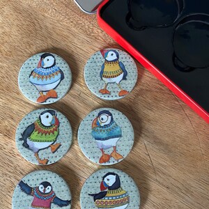PATTERN WEIGHTS 'woolly Puffins' Emma Ball Design SET - Etsy UK