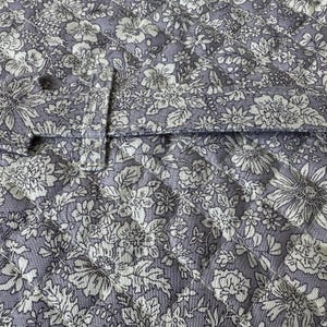 Pretty Liberty Sewing Box in Lilac & White Floral Cotton Print - Etsy