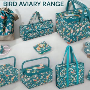 PROJECT POUCH Bird Aviary Design Fantastic Storage Bag - Etsy