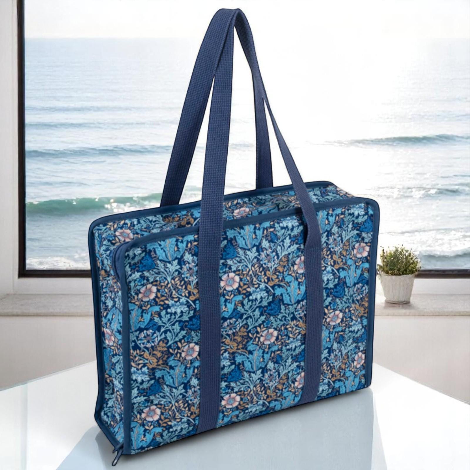 All-in-one Project Craft Bag. Large Zipped Storage Tote With Clear ...