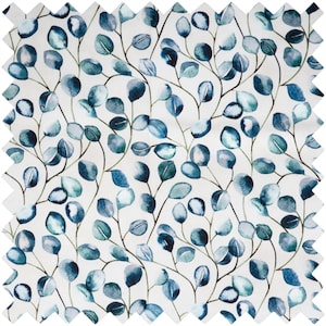 LONG KNITTING BAG 'botanical Design' Classy Leaf Design Fabric With Pin ...