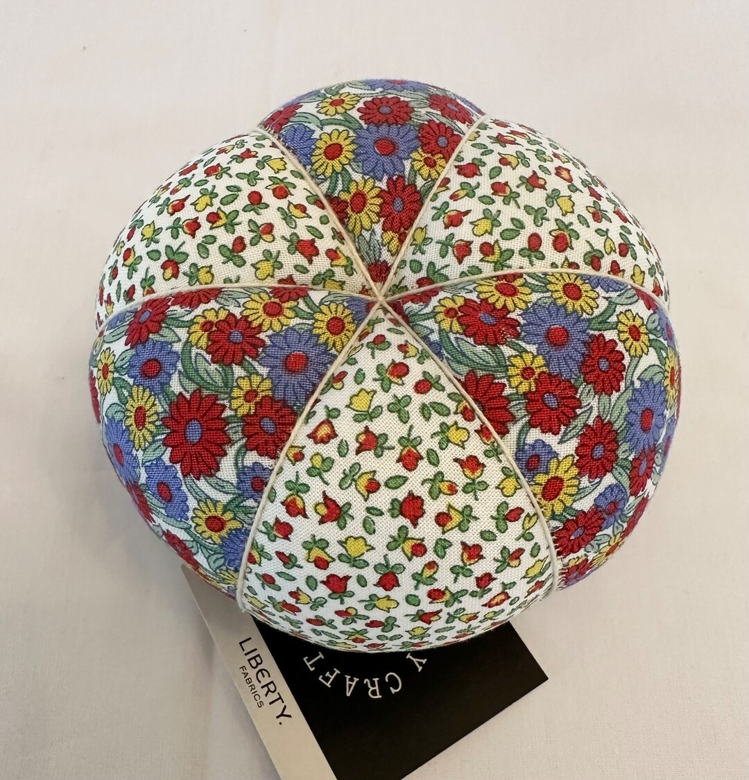 LIBERTY PIN CUSHION Round Design 2 Colour Choices Available - Etsy