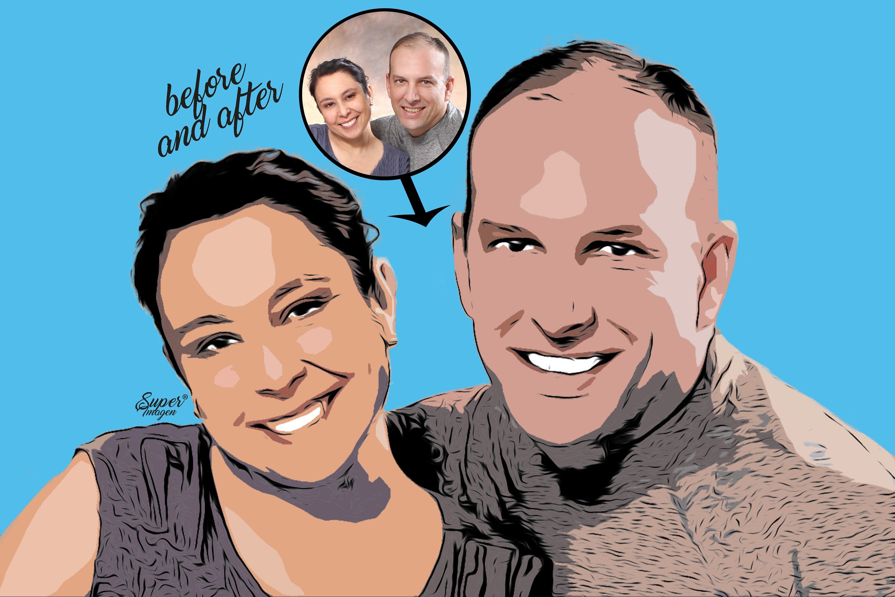 Turn Your Photo Into Pop Art Etsy Turn Your Photo Into Pop Art Etsy