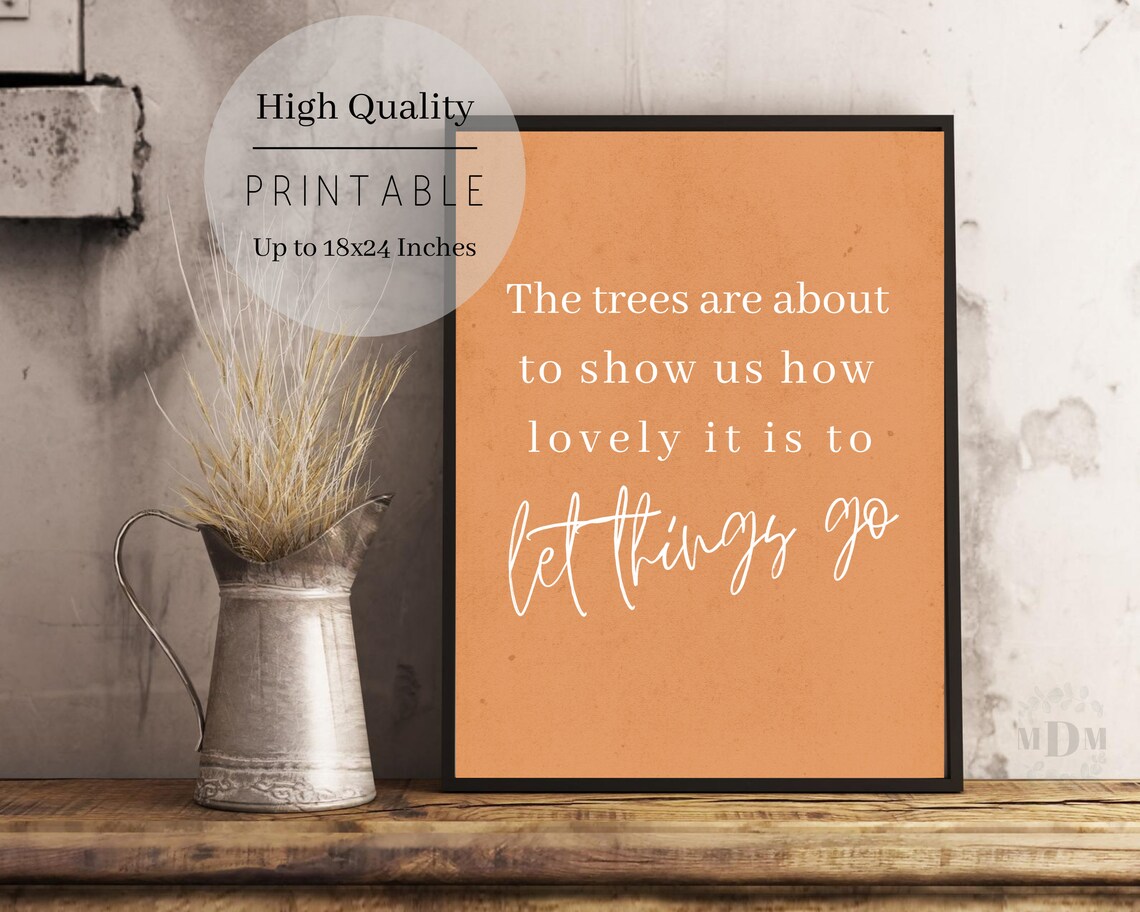 Fall Wall Art Fall Quote Fall Printable Fall Decor Fall - Etsy