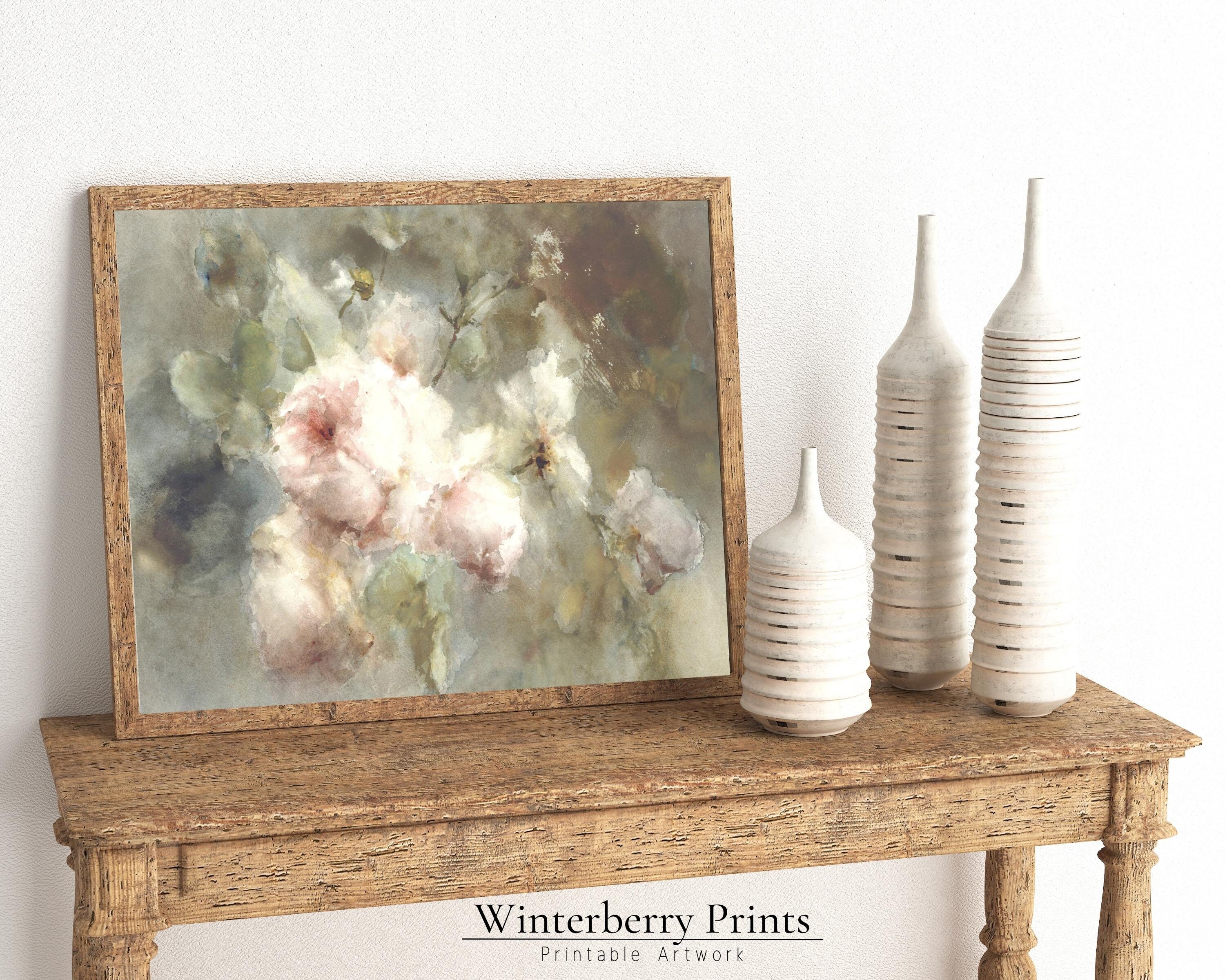 Spring Printable Vintage Floral Still Life Painting Spring - Etsy