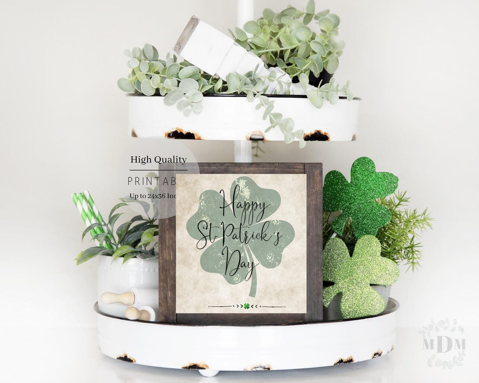 St Patrick's Day Printable Wall Artst Patrick's Day - Etsy