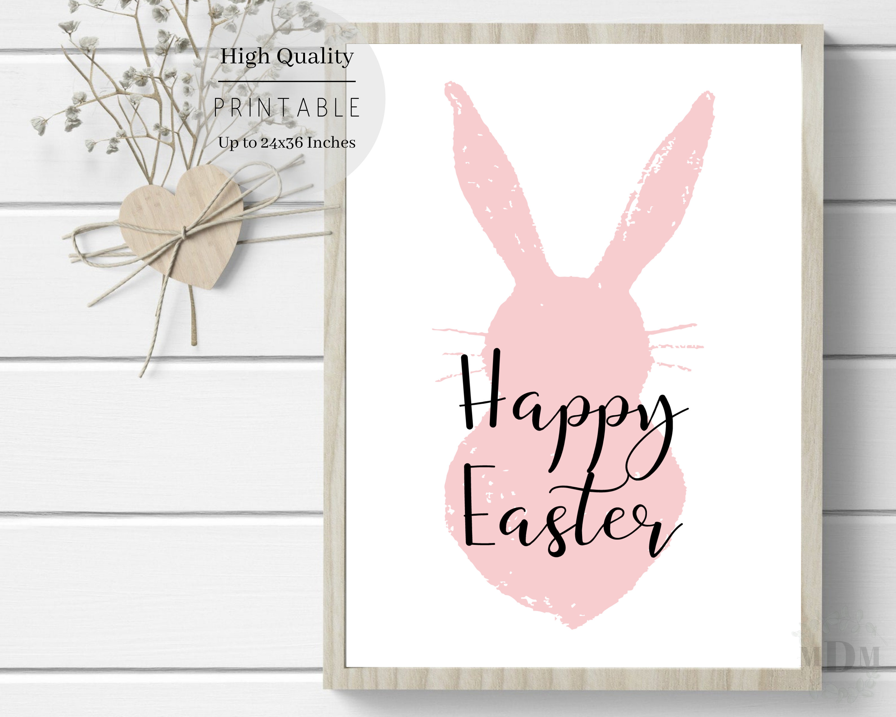 Easter Printable Wall Art-printable Easter Decor Easter - Etsy