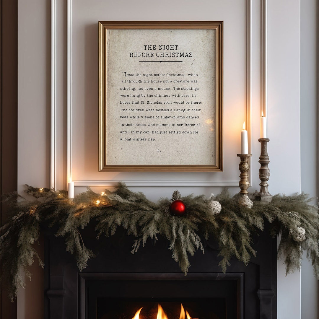 Christmas Printable, Twas the Night Before Christmas Printable ...