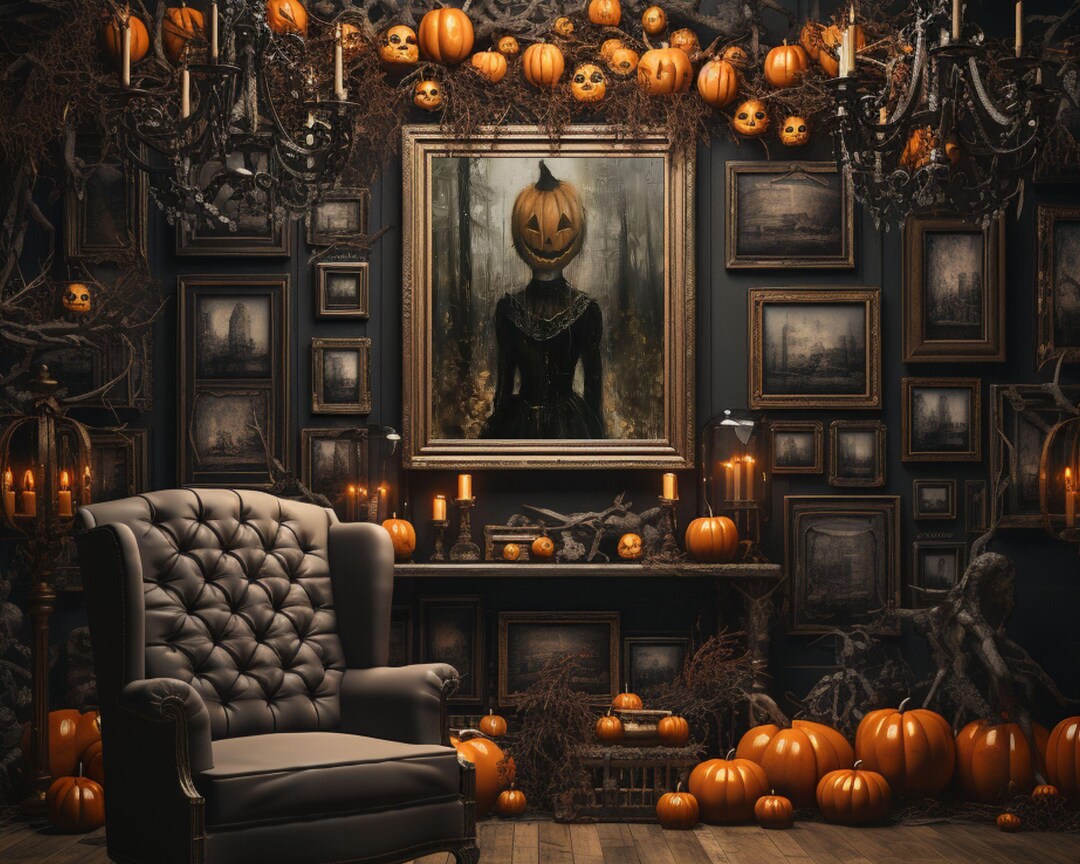 Halloween Printable Wall Art ,halloween Poster, Spooky Art, Halloween ...