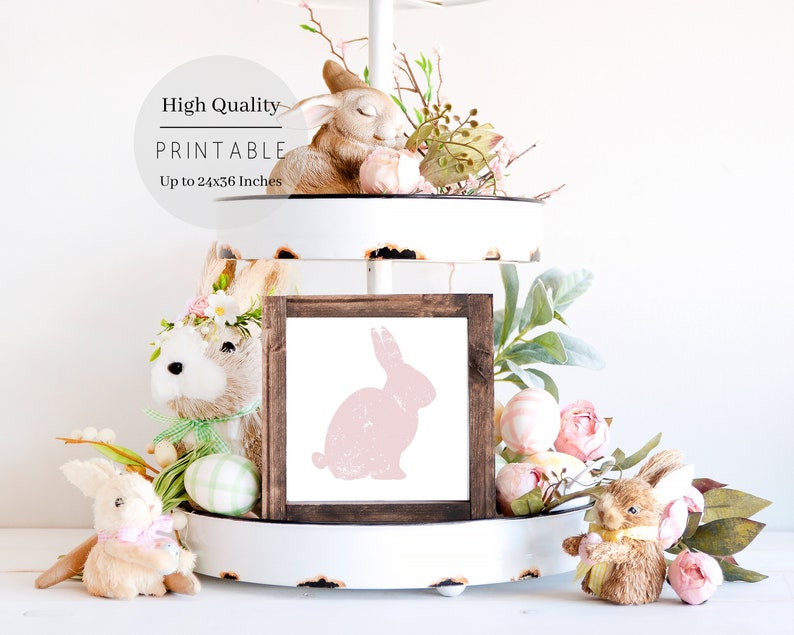 Easter Printable Wall Art-printable Easter Decor Easter - Etsy