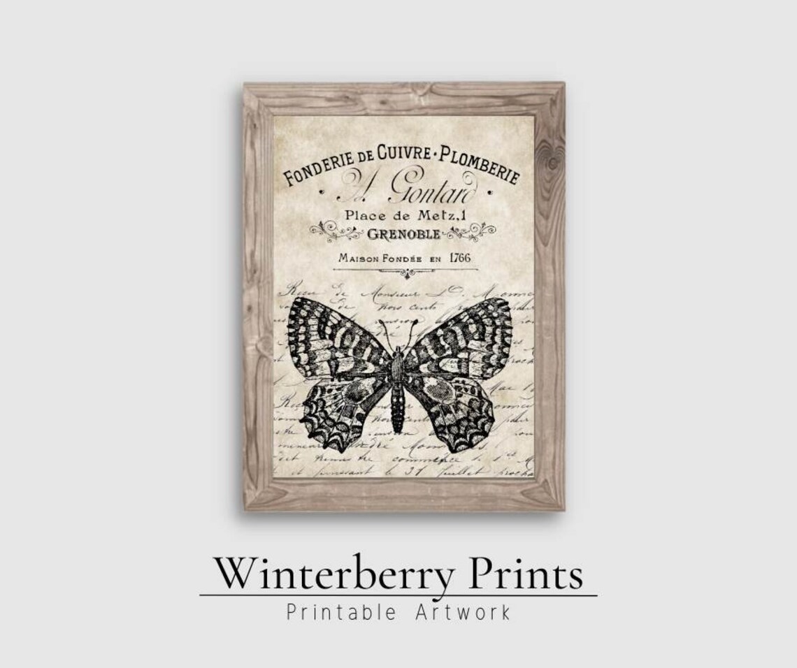 Vintage Spring Gallery Wall Print SET of 7-botanical Art-antique ...