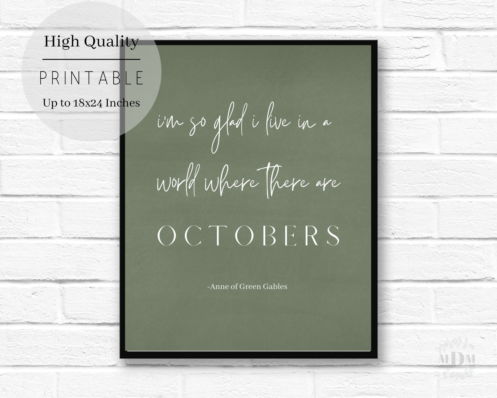Halloween Printable Wall Art Fall Print Farmhouse Decorim - Etsy
