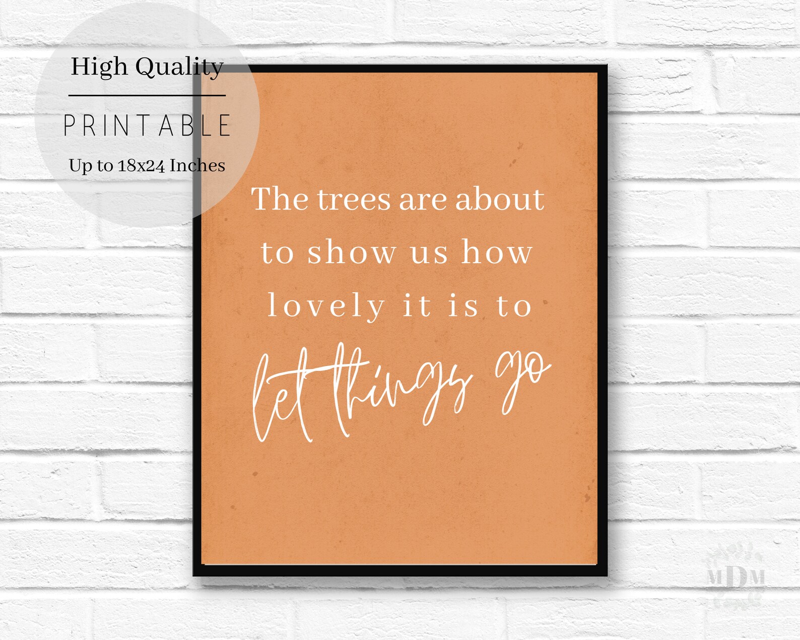 Fall Quote Art Print: Farmhouse Autumn Decor (digital Download) - Etsy
