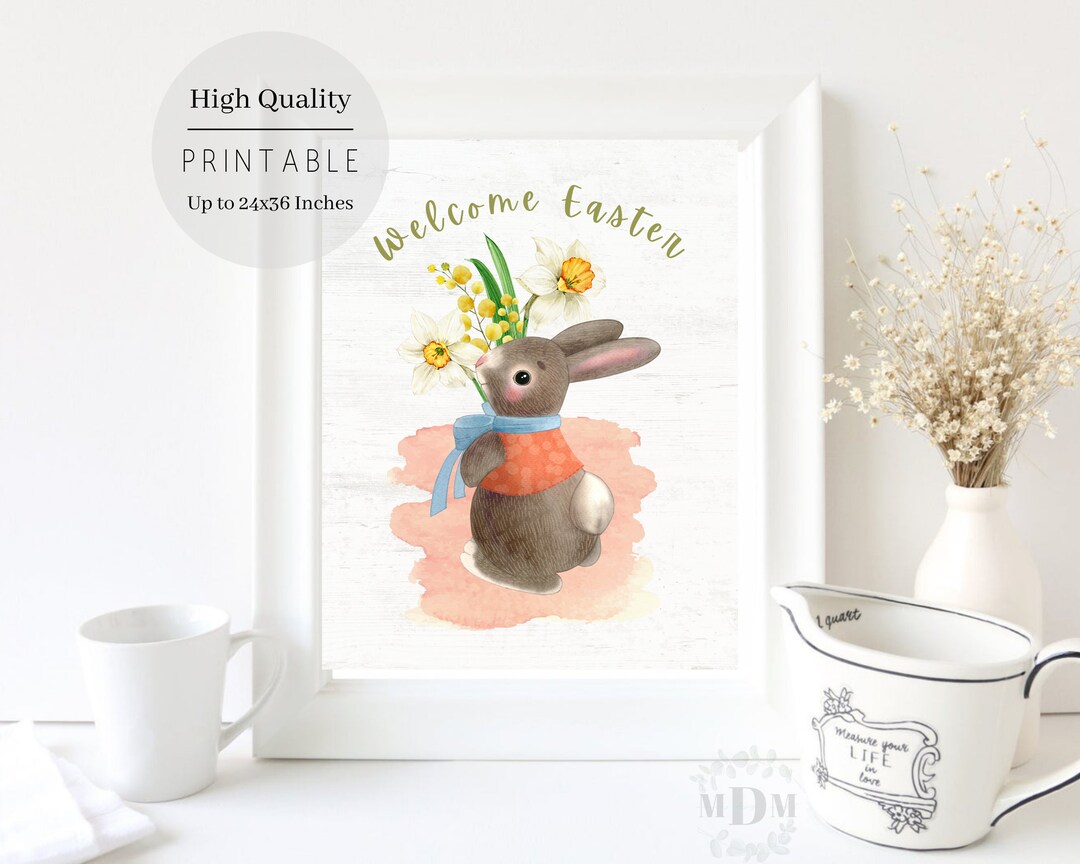 Easter Printable Wall Art,easter Home Decor,printable Easter Decor ...