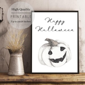 Happy Halloween Jack O Lantern Printble,pumpkin Print,halloween Poster ...